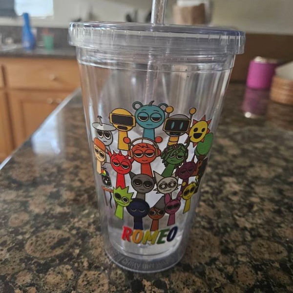 Sprunki Spiral Notebook: Personalized Sprunki Journal, Custom Name ...