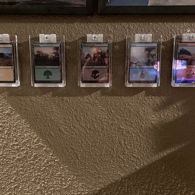 Trading Card Wall Display Mag Mount 4 Pack - Etsy