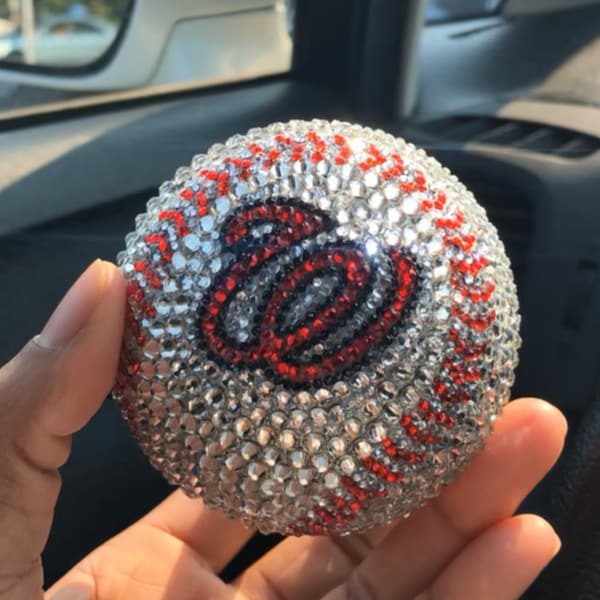 Rhinestone Team Baseball - Etsy