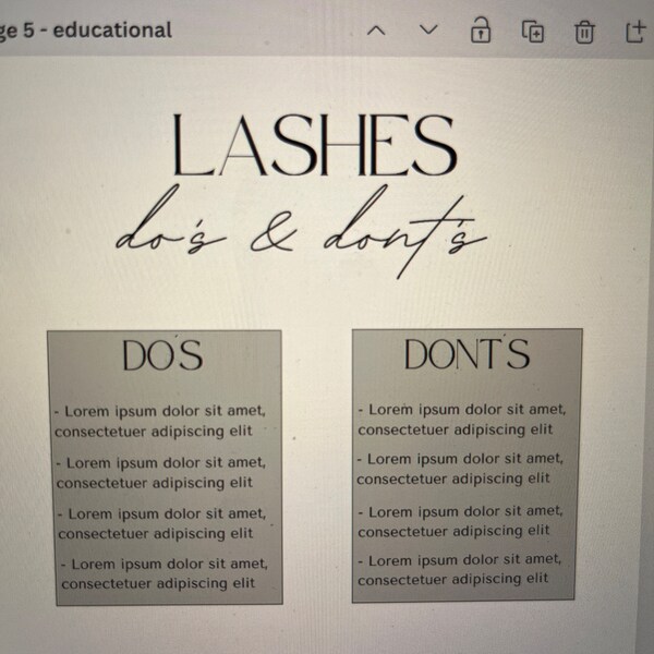 Lash Tech Beige Instagram Post Templates, Lash Artist Templates, Lash ...
