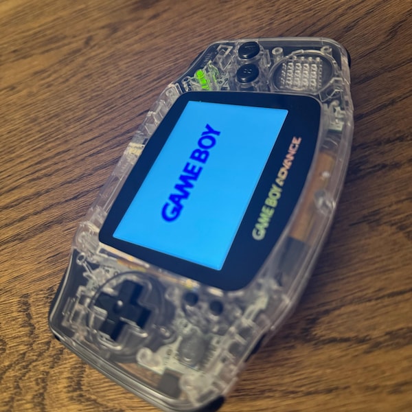 Custom Clear Pink White Game Boy Color IPS 2.45'' – LED Battery Level ...