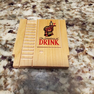 Retro 8 Bit COLOR Mini Wood Coasters With FREE SHIPPING Select up to 8 ...