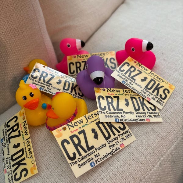 Tic Tac Duck, Cruising Ducks, Duck Games, Cruise - Etsy