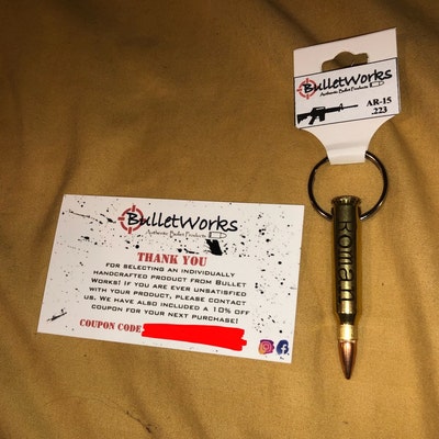 AR-15 Bullet Keychains Custom Engraved Gifts for Him gifts for Her ...