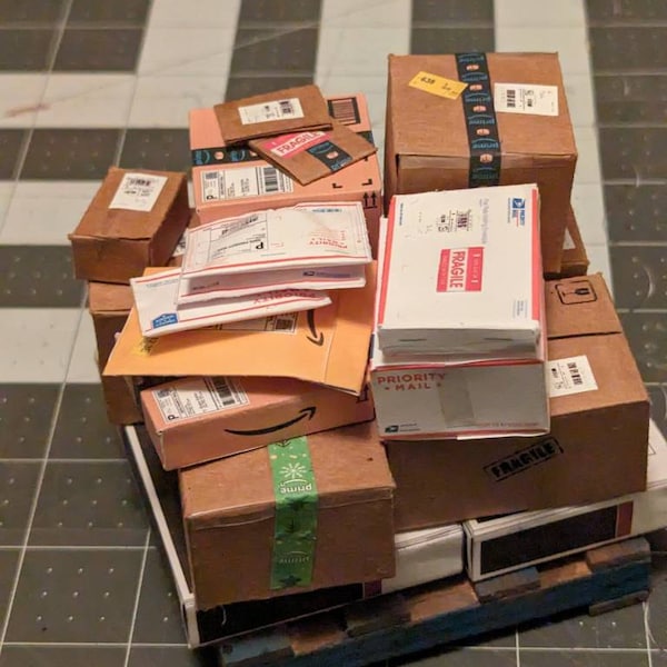 PRINTABLE Template | MAKE a Mailbox! Miniature USPS Mail Drop Box With ...