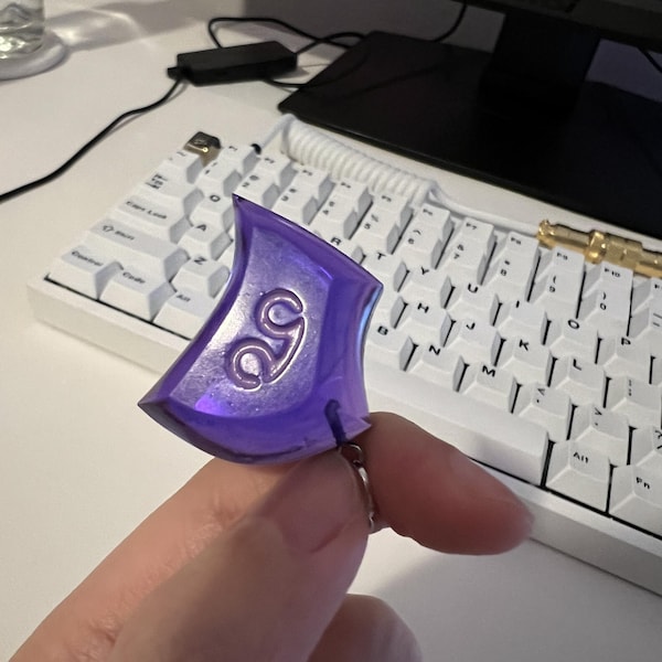 FFXIV Job Stone Handmade Pictomancer Viper Resin Keychain Phonecharm ...