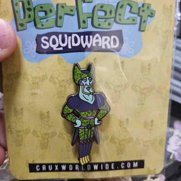 Perfect Squidward Enamel Pin - Etsy