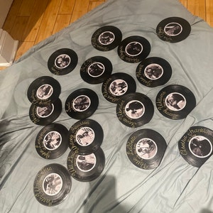 Wedding Record Table Numbers Custom Photo Vinyl Record - Etsy