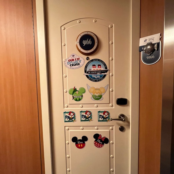Our 1st Disney Cruise Ship Name Tag Family Magnet - Personalized Disney ...