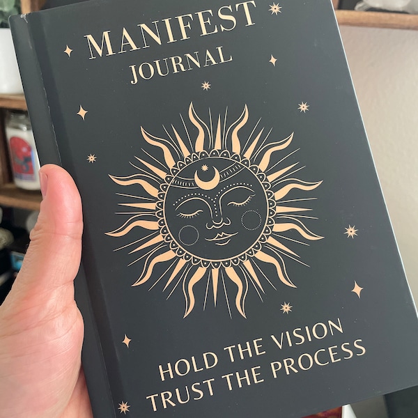 Manifest Hardcover Journal, Manifestation Journal, Law of Attraction ...