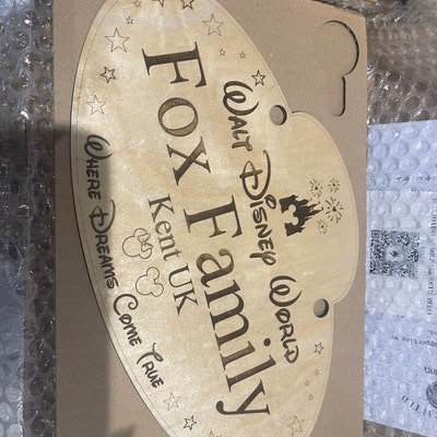 Disney Themed Pram Sign Stroller Sign Personalised Push Chair Sign ...