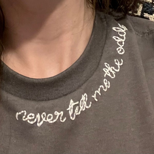 CUSTOM EMBROIDERED COLLAR / Personalized Embroidered Shirt Embroidery ...