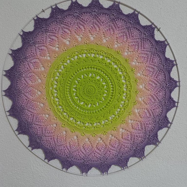 AZTEC SUN Crochet Mandala - Pdf Pattern (only Charts/diagram) - Etsy
