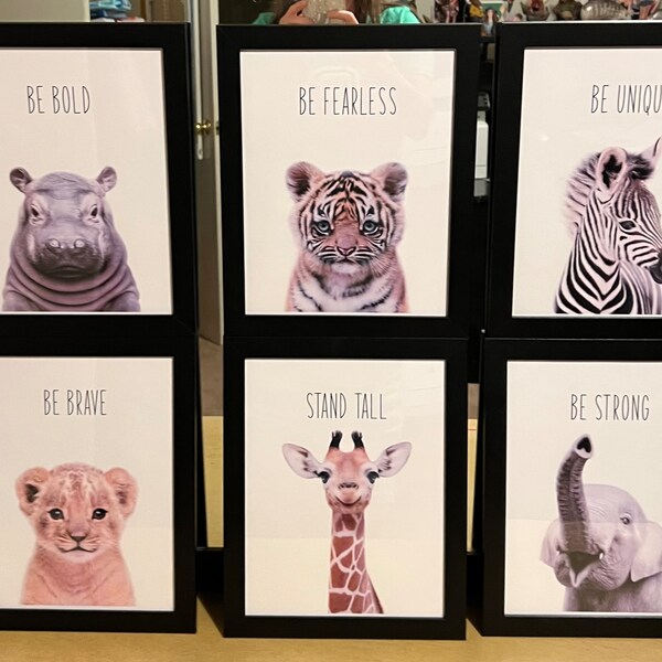 Monkey Print Baby Monkey PRINTABLE Animal Wall Art Monkey Nursery Decor ...