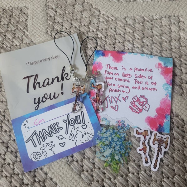 Arcane Jayce Hammer Acrylic Charm! (butterfly Jayvik) [pre-order!] - Etsy