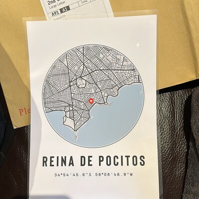 Manchester United Old Trafford Map Prints & Frames Man U Print Red ...