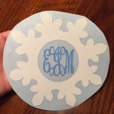 Four Letter Monogram Decal Four Letter Monogram Four Letter Monogram ...