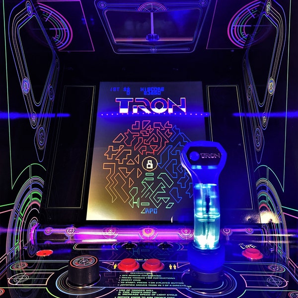 Arcade1up TRON NEON Art Kit - Etsy