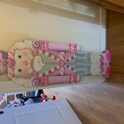 Pastel Giant Nutcracker Wooden MDF Prop Door Window Decoration - Etsy