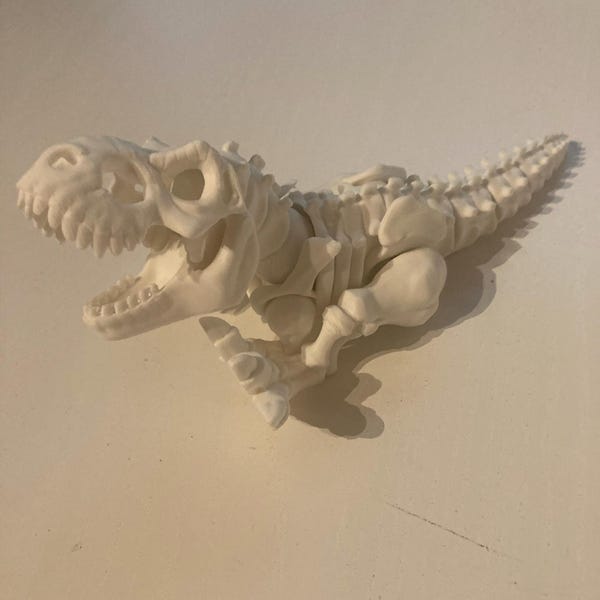 T-rex Skeleton Articulated Flexi Stl Toys 3dprint - Etsy UK