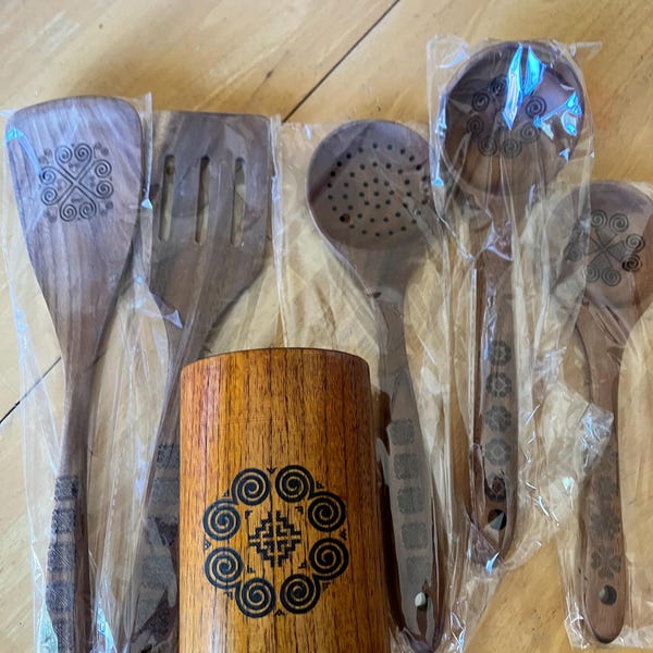 Hmong Paj Ntaub Walnut Wood Coaster - Etsy