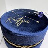 Constellation Custom Jewelry Box, Round Jewelry Case, Customizable ...