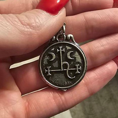 Seal Sigil of Halphas, Seals of Goetia With Gemstone of Your Choice ...