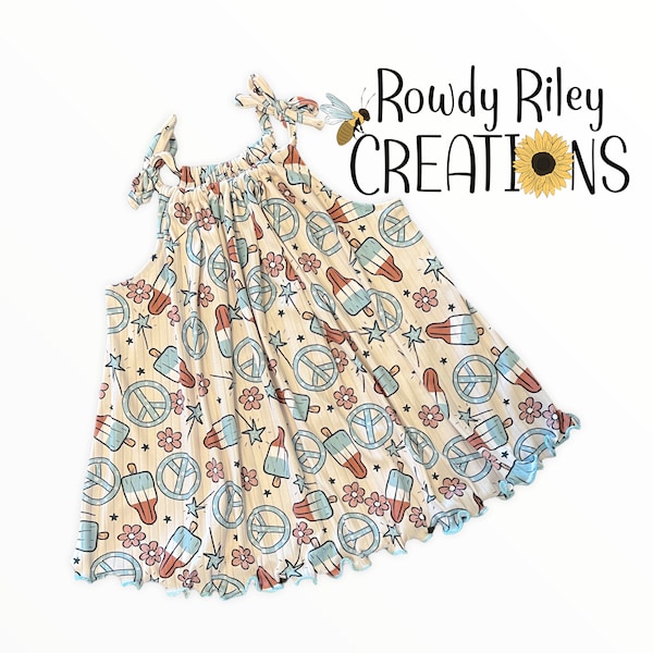 Swing Top PDF Sewing Pattern - Tie Strap Design (0-10 Years) - Etsy