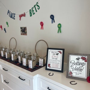 Welcome Derby Party Sign Printable Horse Race Decoration | Etsy