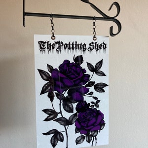 Personalised Pub Shed Hanging Swing Sign With Bracket Garden - Etsy UK