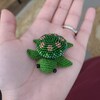 Bead Crochet Mini Turtle Keychain With Different Color Options - Etsy