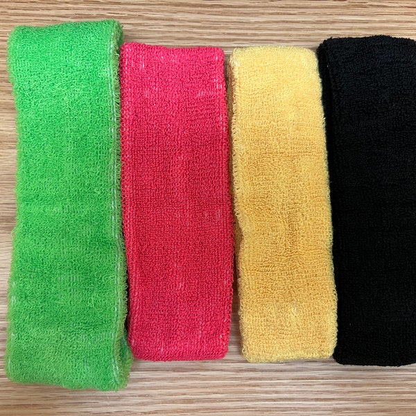 1 Sweatband Terry Cloth Headband Sweat Head Band Sports Hair Bands ...