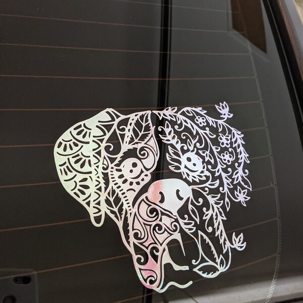 Boxer Mandala SVG File, Zentangle Boxer Dog Cut File, Mandala Dog ...