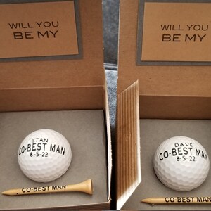 Groomsmen Proposal Golf Ball Proposal Groomsmen Golf Gift - Etsy