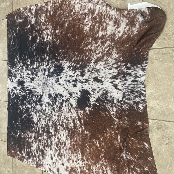 Western Cowhide Print Area Rugs | Faux Cow Hide Accent Rug ...