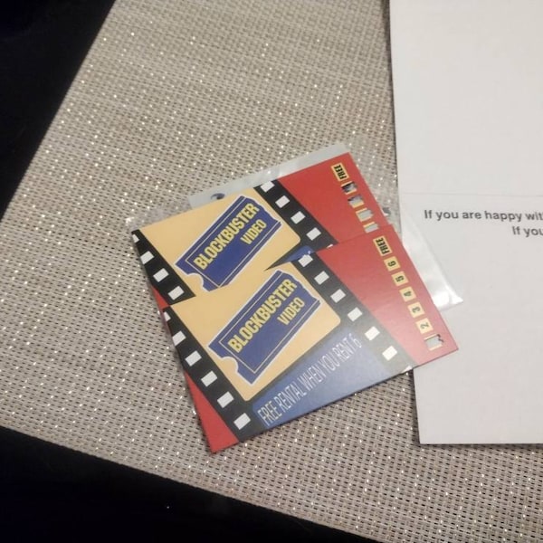 Blockbuster Membership Card - Etsy
