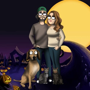 Digital Nightmare Portrait Grove Street Art by Carla Tim Burton Style ...