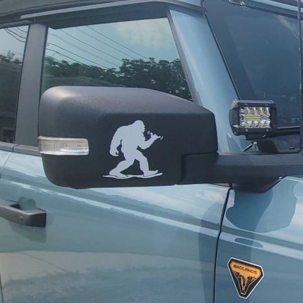 Bigfoot Good Vibes Hang Loose Decal | Sasquatch Vinyl Sticker - Etsy