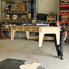 8x4 Workbench Plans CNC Router Assembly Table Portable Flat Pack ...