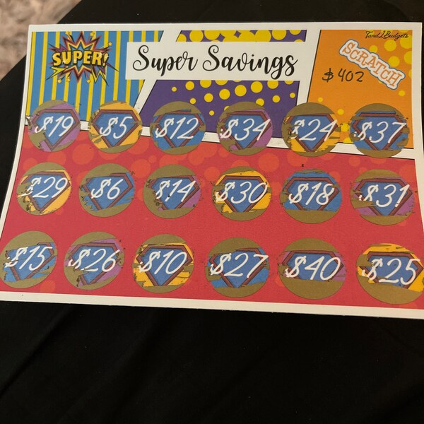 New Mystery Scratch Offs 5x7 updated Amounts - Etsy