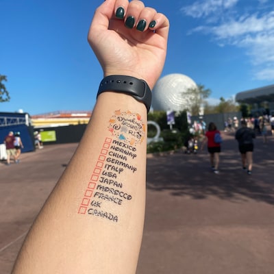 Drinking Around the World Tattoo-food & Wine Festival-epcot World ...