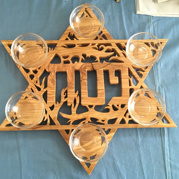 Tree of Life Seder Plate - Passover Judaica- Handmade Jewish Gift - Etsy