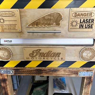 Indian Motorcycle Logo Digital Files for Laser Cutting Igs, Stl, Stp ...