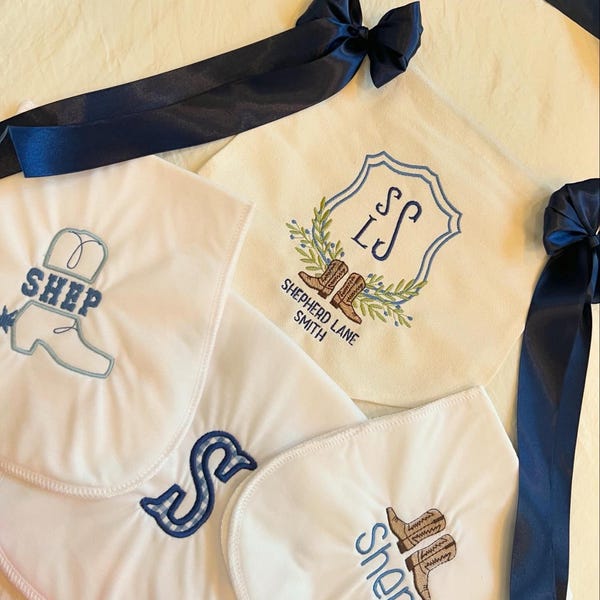 1" Inch Carsyn Bevel Two Tone Modern Type Embroidery Font Herrington ...