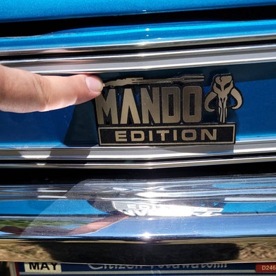 Custom MANDO EDITION Automobile Car Emblem TYPE 2 - Etsy