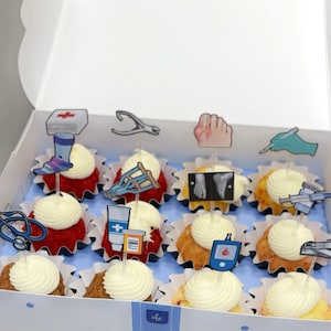 Police Officer Cop Deputy Cupcake Toppers - Etsy