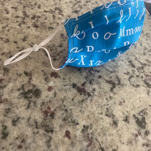 ADJUSTABLE Teacher School Face Mask Men, Women, Teen, Child Sizes - Etsy