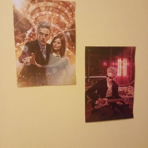 Doctor Who 10th and 11th Doctors Poster - Etsy