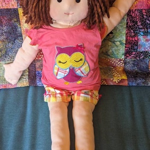 Large Doll Sewing Pattern - 32 Inch Life Size Toddler Doll - Gertie ...