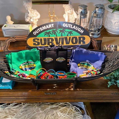 Survivor TV Show Party Printables DIGITAL Customizable Invitations Plus ...